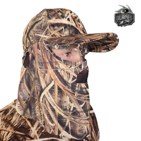 Mossy Oak Camo Face Mask Hat for Duck Hunting – QuikCamo